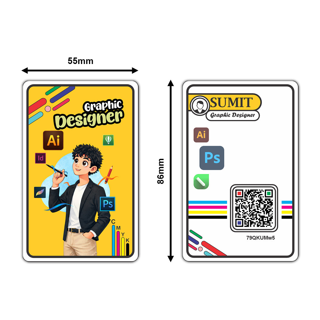 Smart Business Card | All in One | For Graphic Designer – Tapify