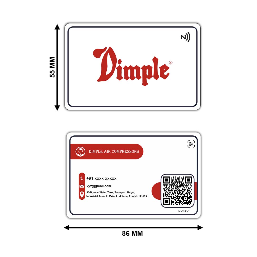 Smart Business Card | All in One ( Red Theme ) – Tapify