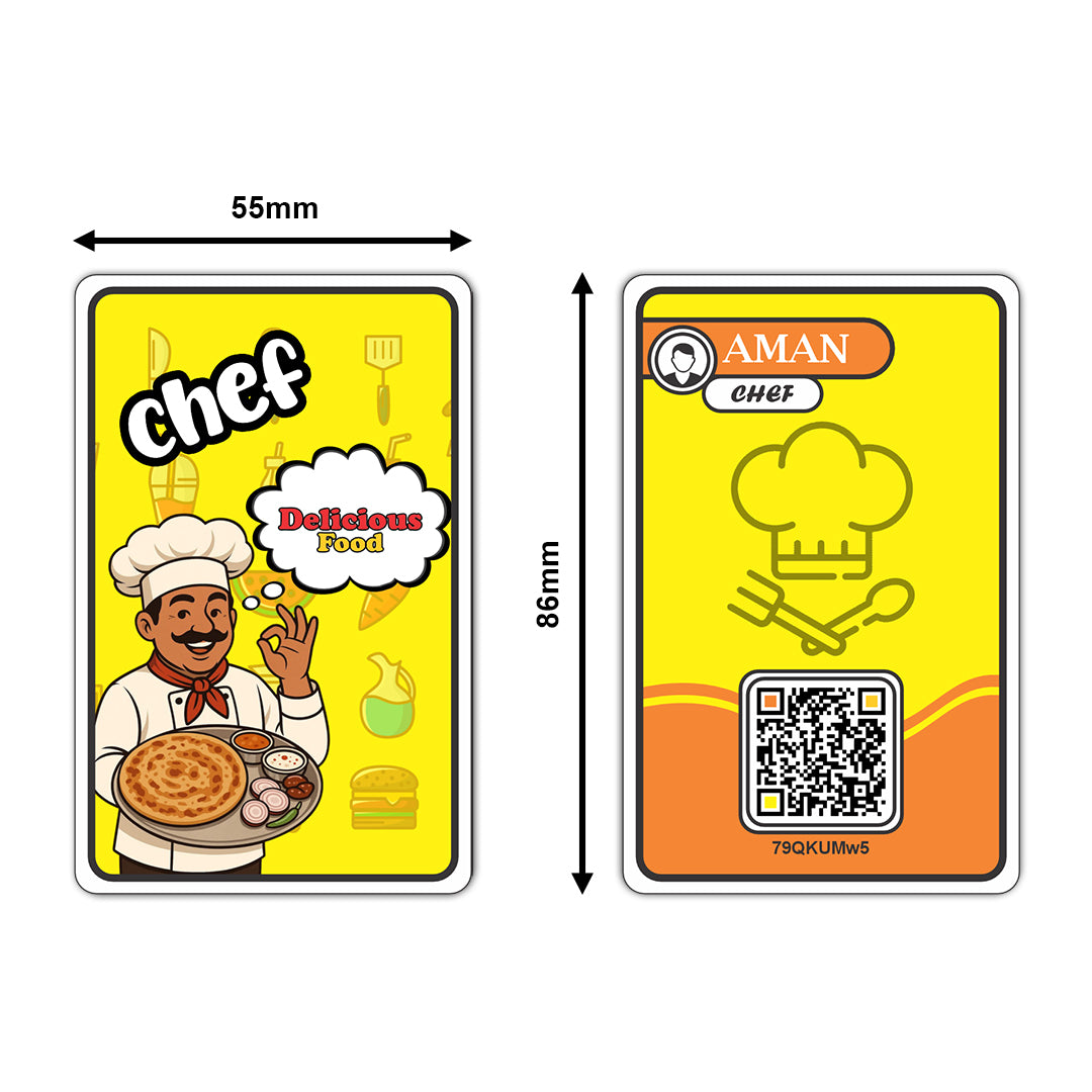 Smart Business Card | All in One | For Chef – Tapify