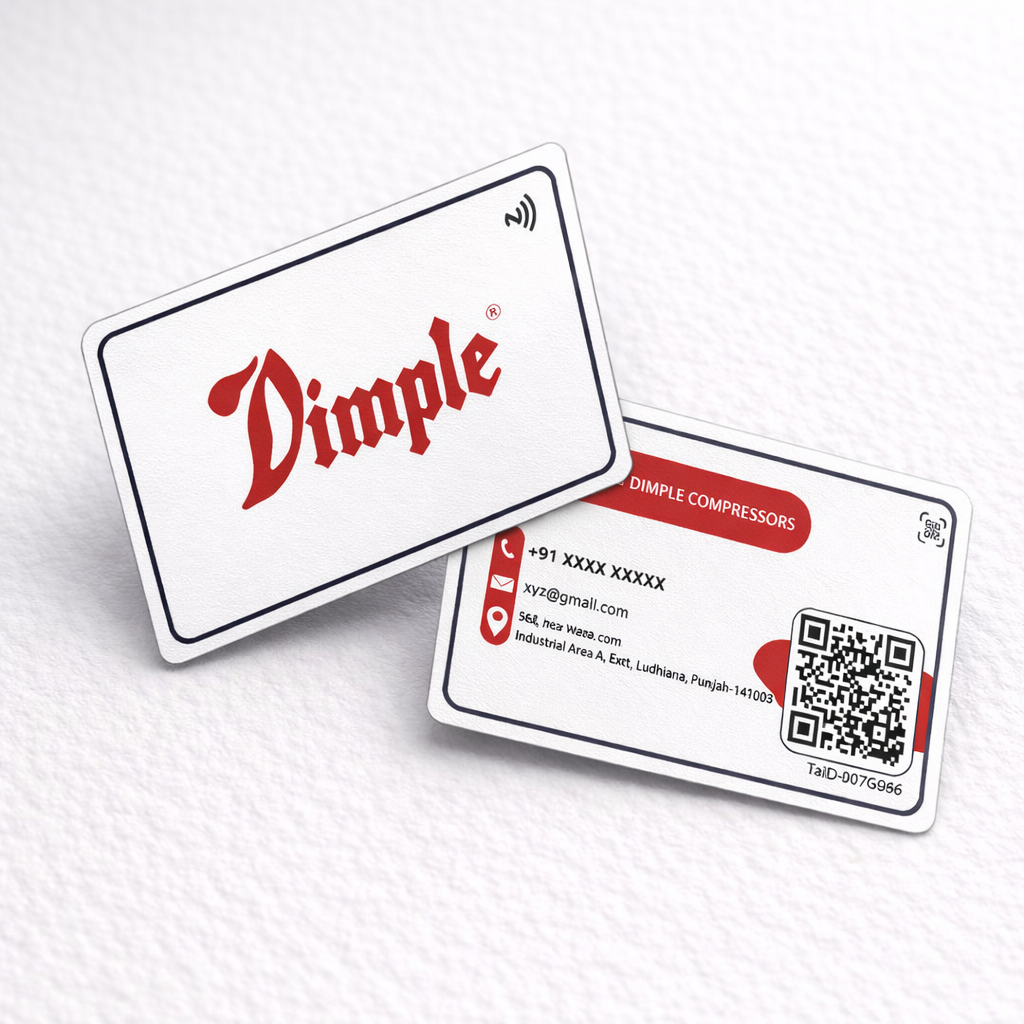 Smart Business Card | All in One ( Red Theme ) – Tapify