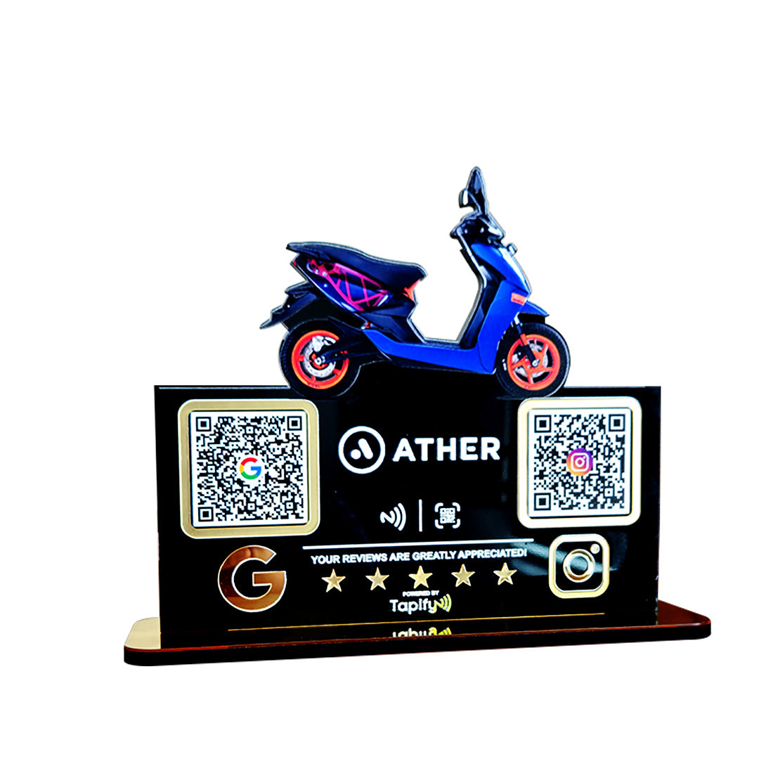 Tapify - Scooty Cutout Edition - Smart NFC 2-in-1 Table Top Standee ...